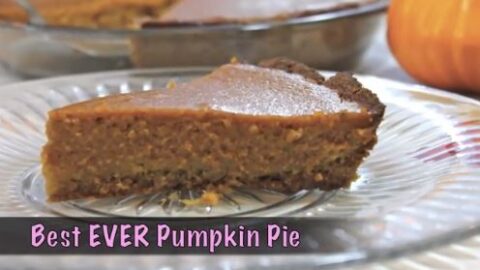 Pumpkin Pie with Shortbread Crust | I Heart Recipes