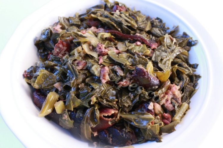 Crock-Pot Collard Greens and Ham Hocks | I Heart Recipes