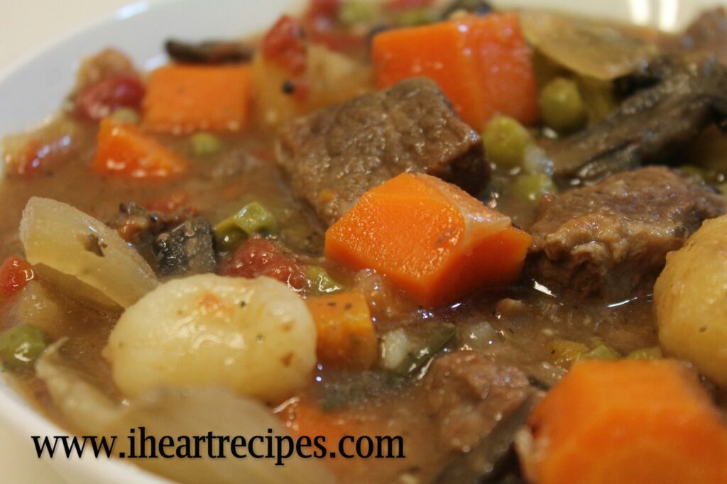 Beef Stew made in the Crock-pot | I Heart Recipes