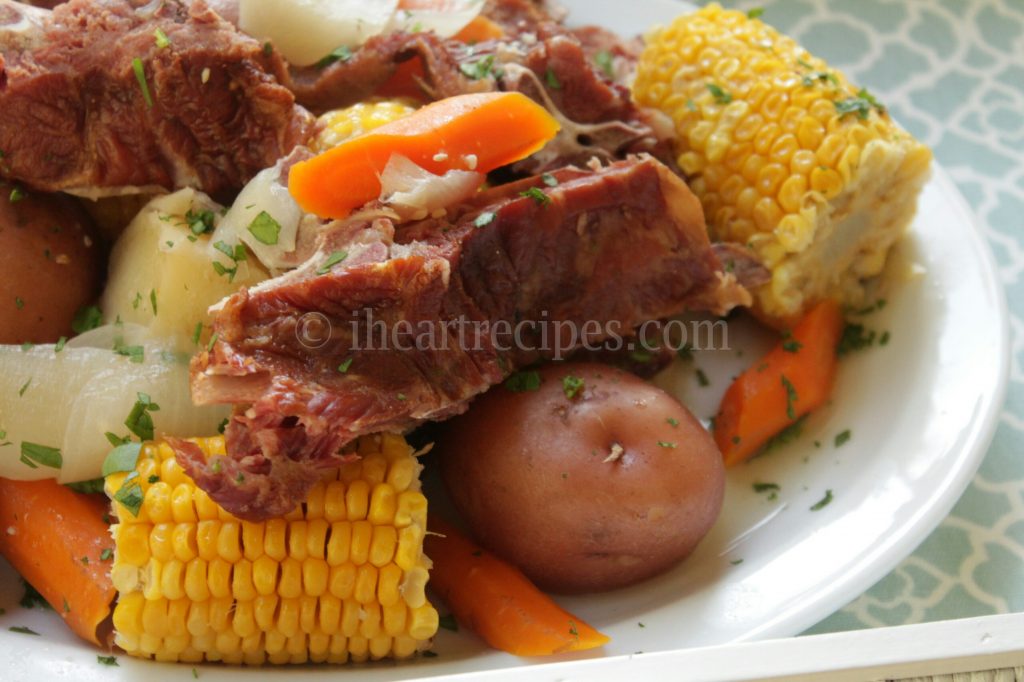 Low Country Neck Bone Boil | I Heart Recipes