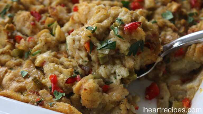 Homemade Stuffing with French Bread | I Heart Recipes