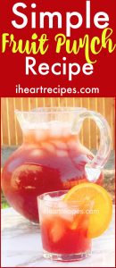 Simple Fruit Punch Recipe | I Heart Recipes