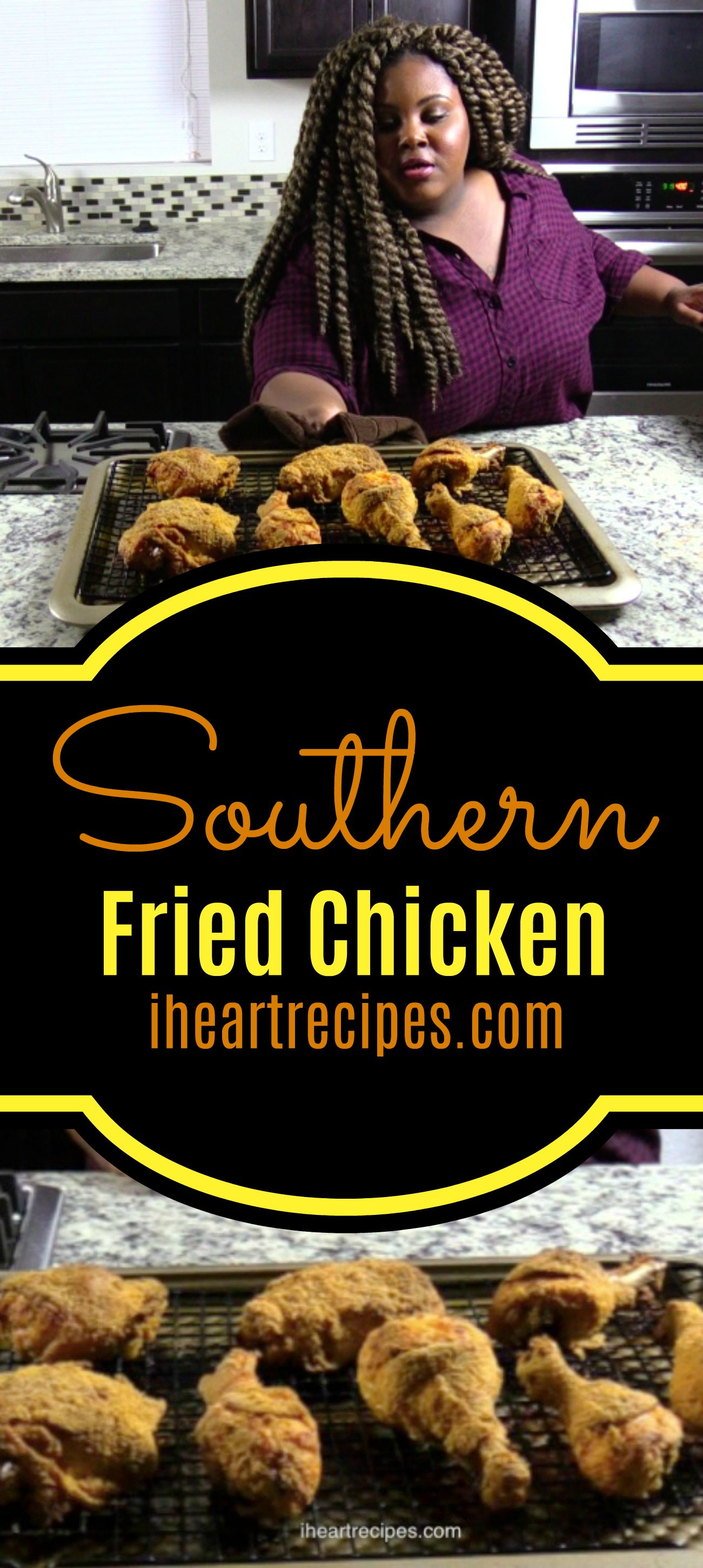 Southern Style Oven Fried Chicken | I Heart Recipes