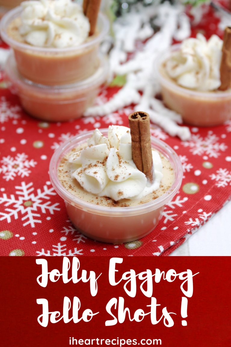 Eggnog Jello Shots | I Heart Recipes
