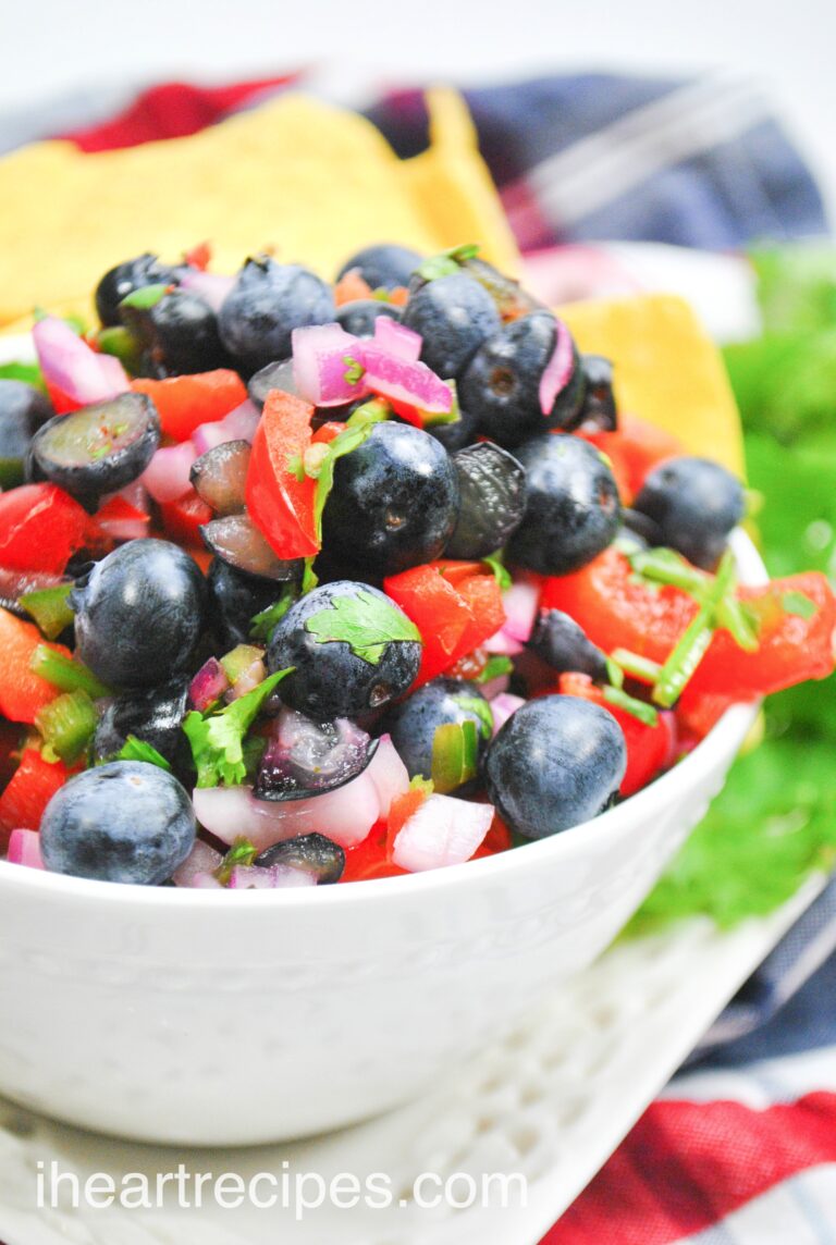 Fresh Blueberry Salsa | I Heart Recipes