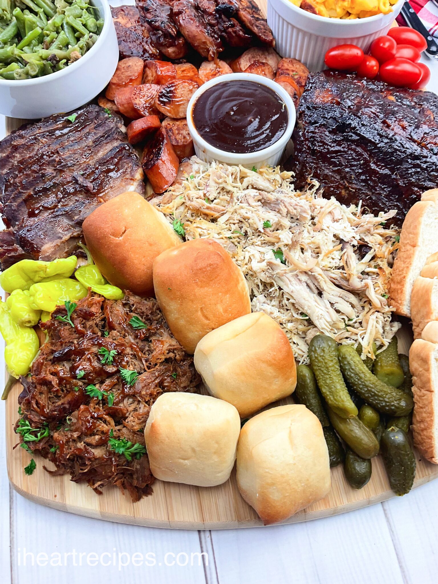 Leftover BBQ Charcuterie Board - I Heart Recipes