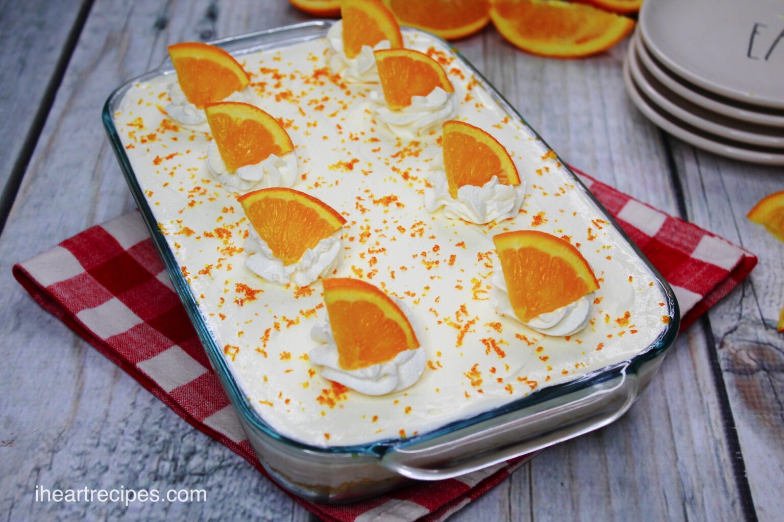 Orange Creamsicle Dessert Bars | I Heart Recipes