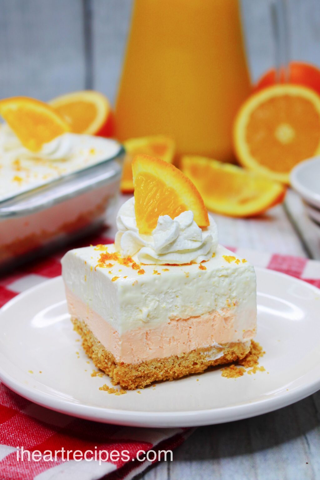 Orange Creamsicle Dessert Bars | I Heart Recipes