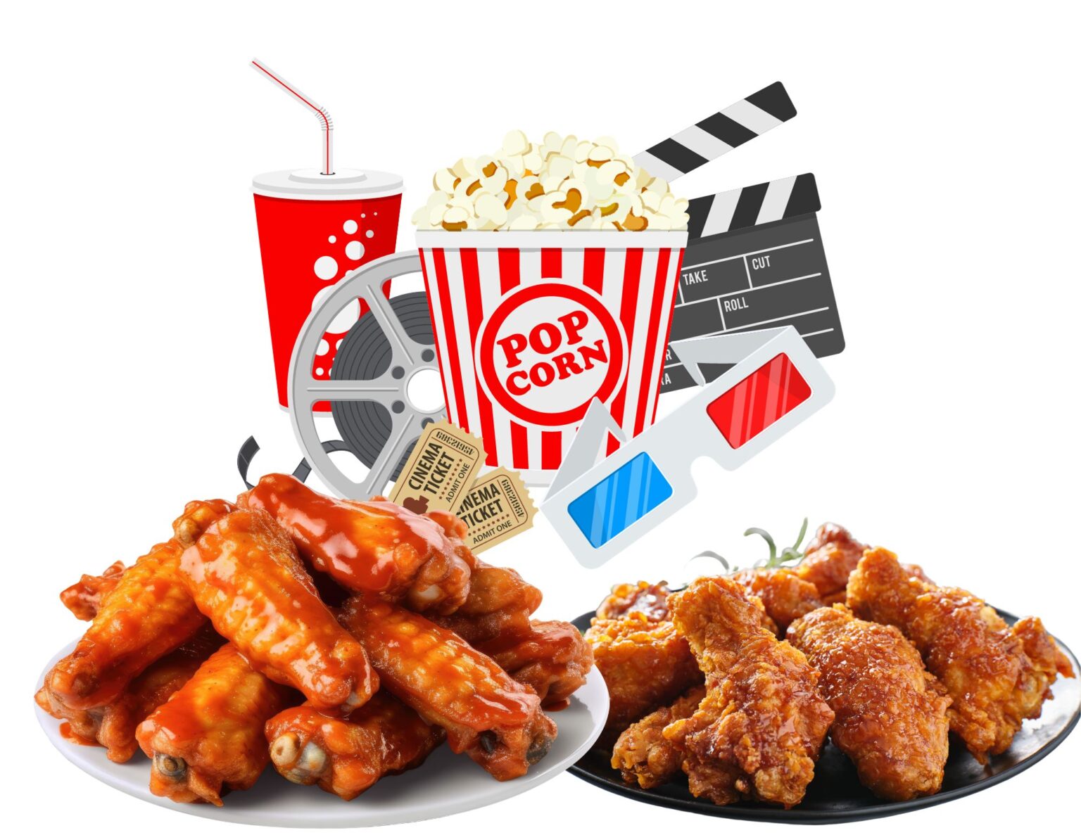 Wings, and A Movie! - I Heart Recipes