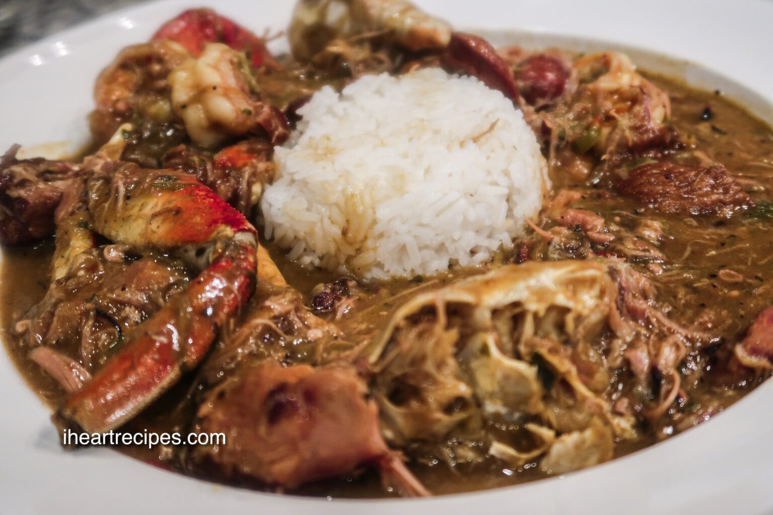 Smoked Turkey Gumbo - I Heart Recipes