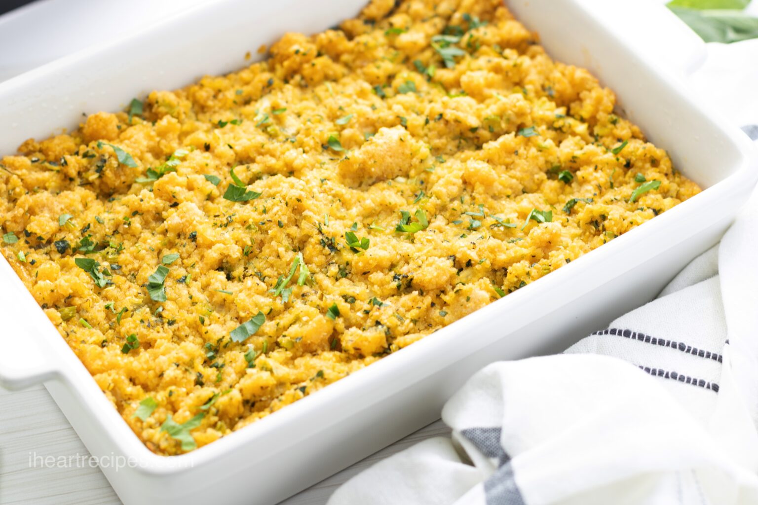 Vegan Southern Cornbread Dressing | I Heart Recipes