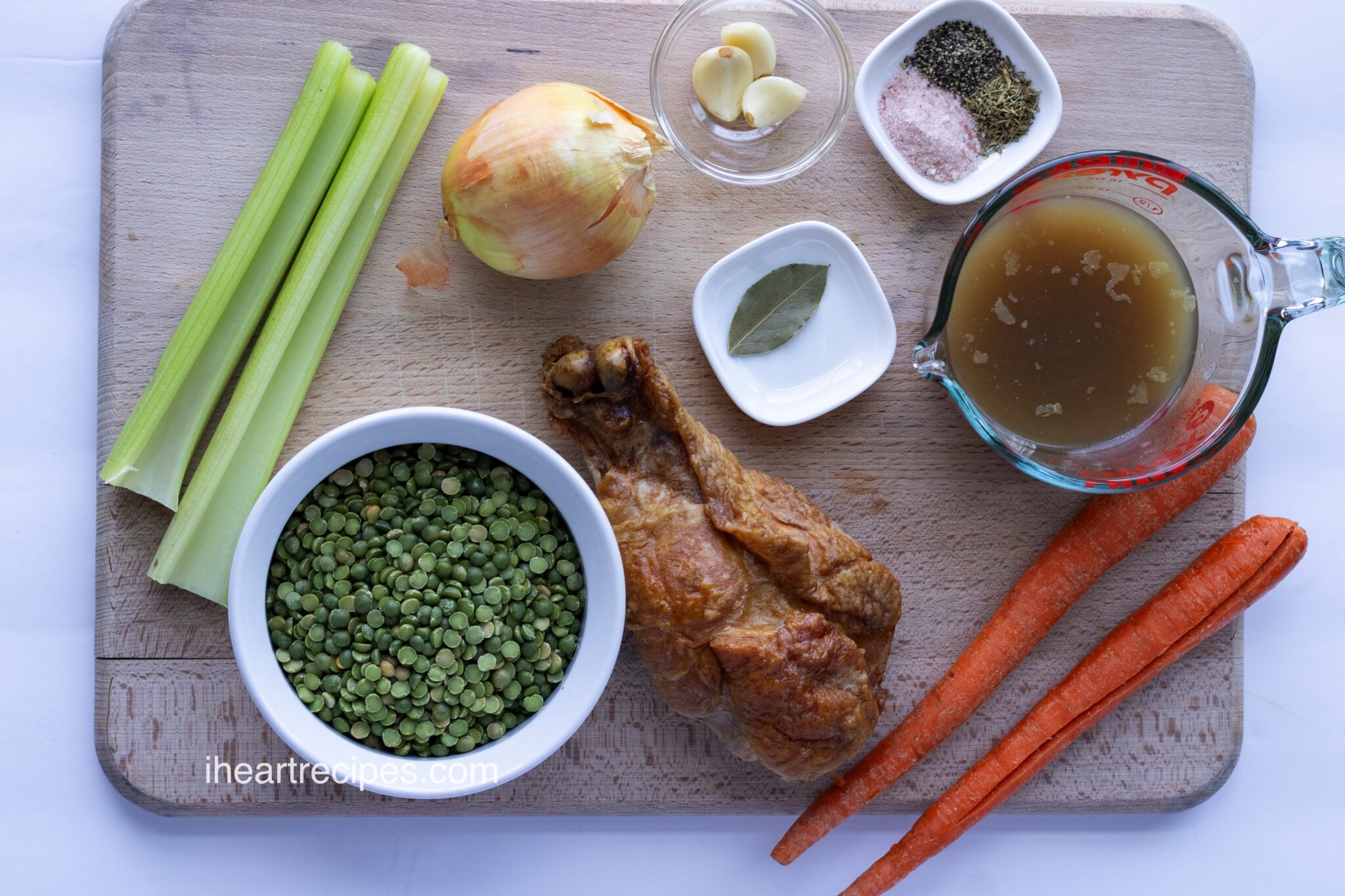 Smoked Turkey Split Pea Soup | I Heart Recipes