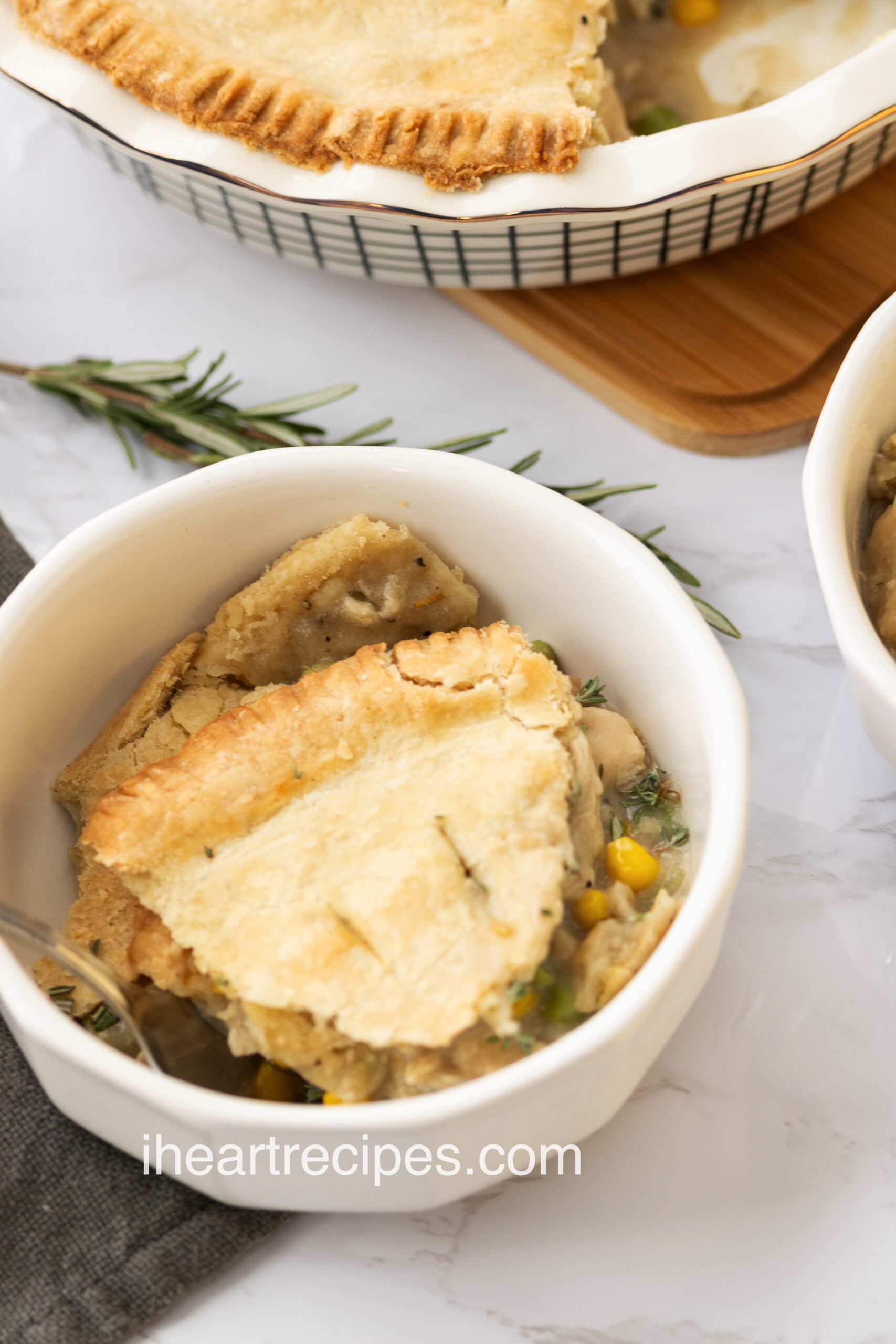 Leftover Turkey Pot Pie - I Heart Recipes