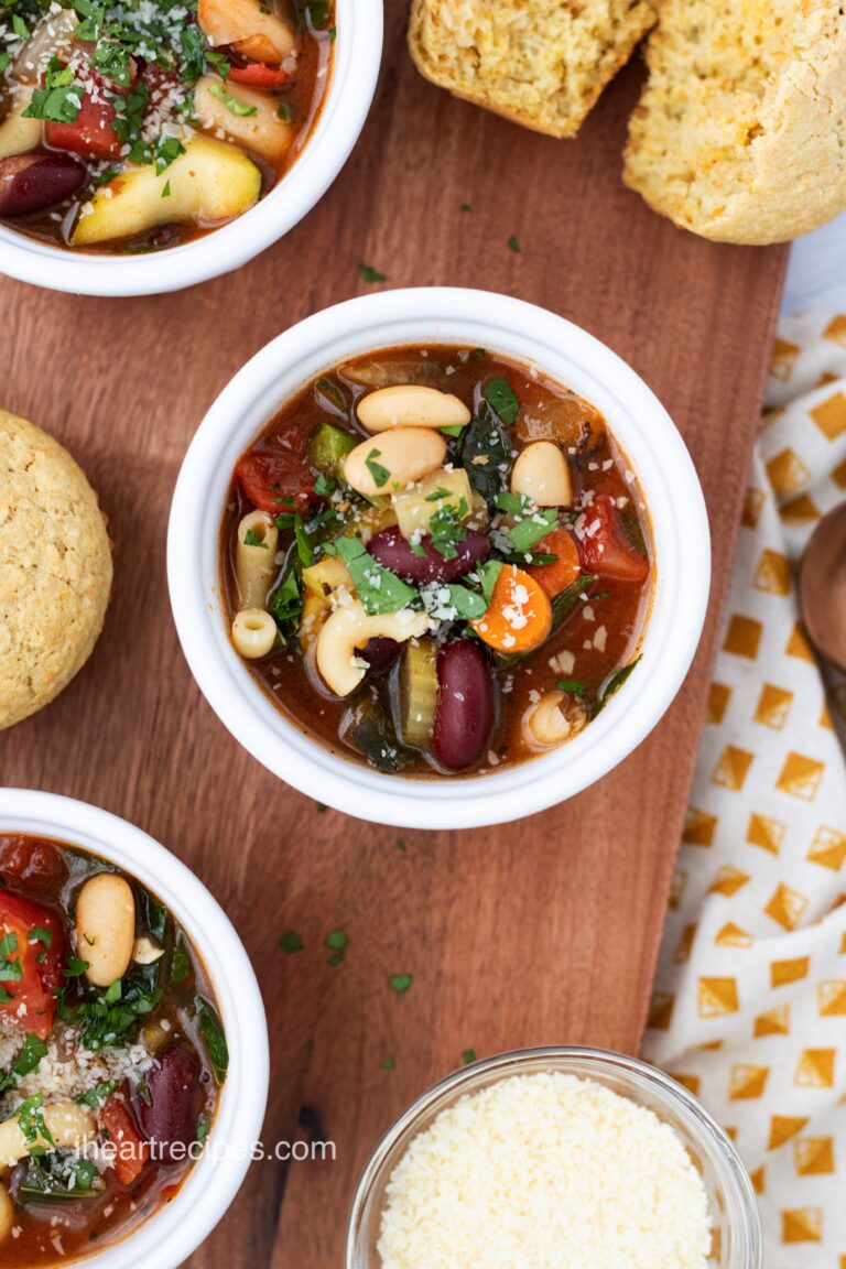 Soulful Southern Style Minestrone Soup - I Heart Recipes
