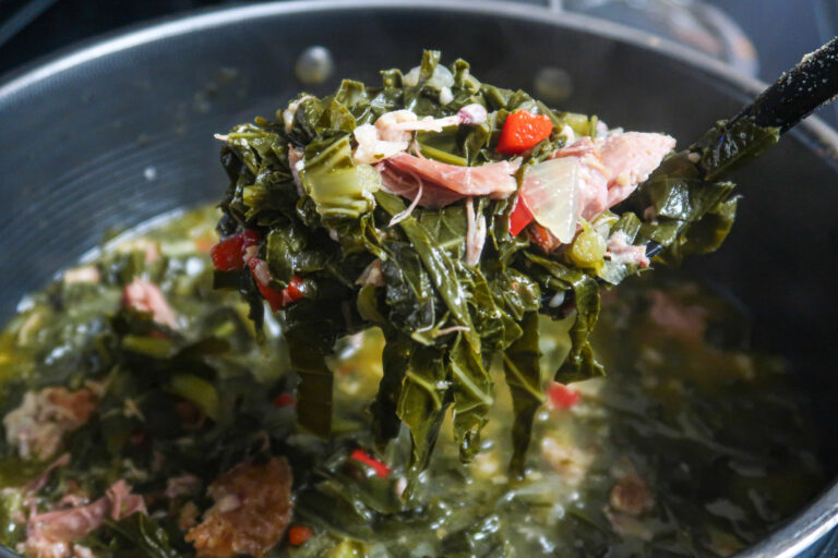 Southern Collard Greens with Smoked Turkey - I Heart Recipes